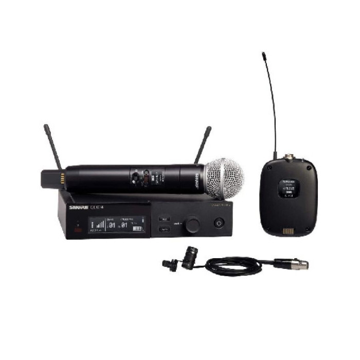 SHURE SLXD14/85｜無線米高風系統配腰包式發射器及 WL185 領口咪－匠人工作室